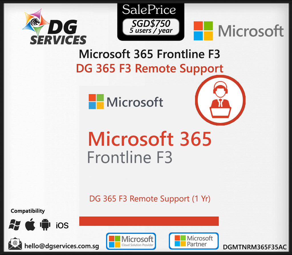 Microsoft 365 Frontline F3 (Annual) | DG Services